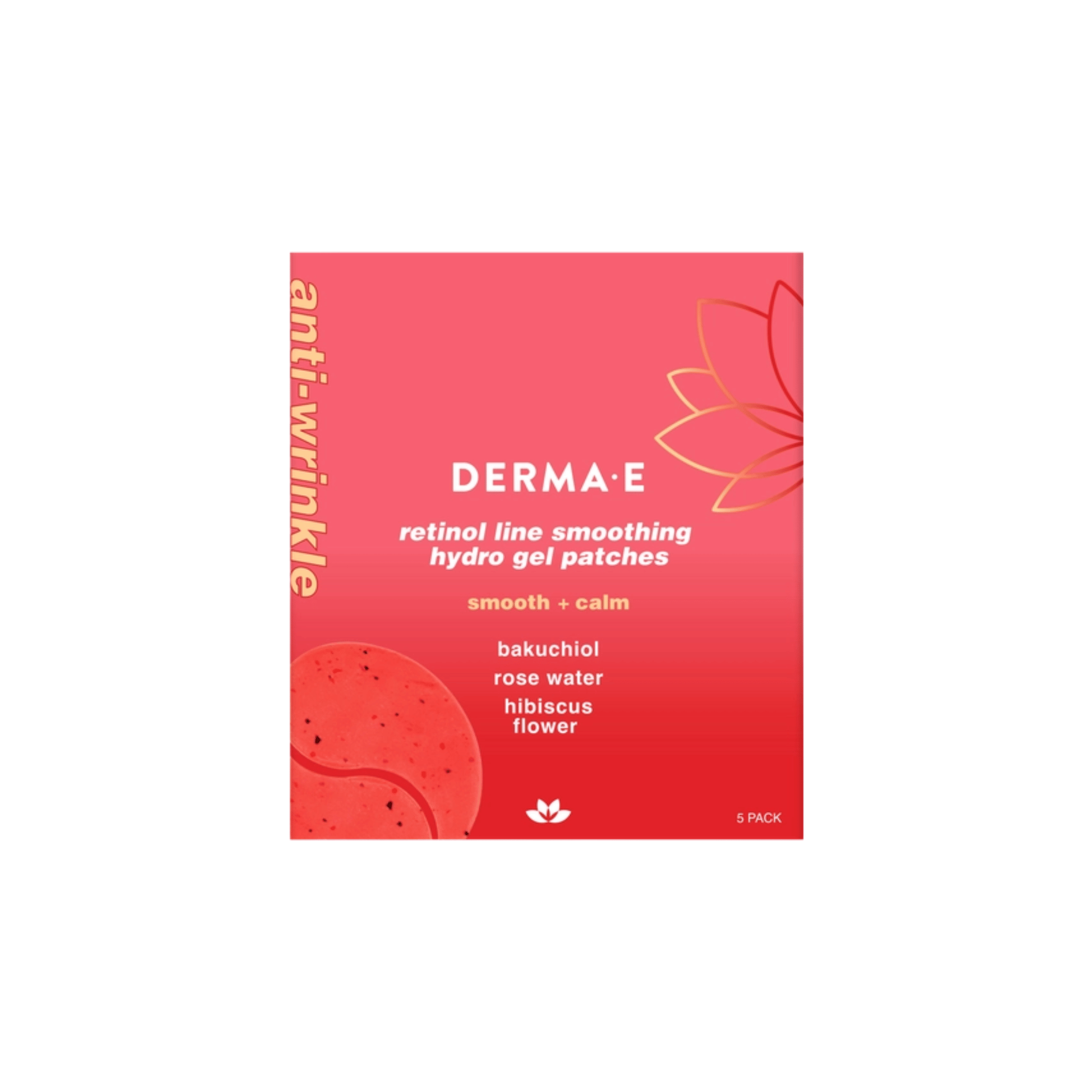 DERMA E Retinol Line Smoothing Hydro Gel Patches (5 Pairs) #10089862 ...