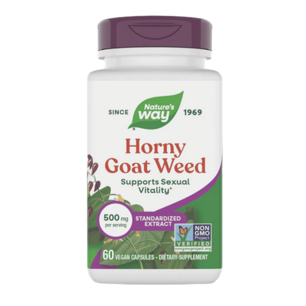 Nature’s Way Horny Goat Weed Standardized Extract (60 count) – Smallflower