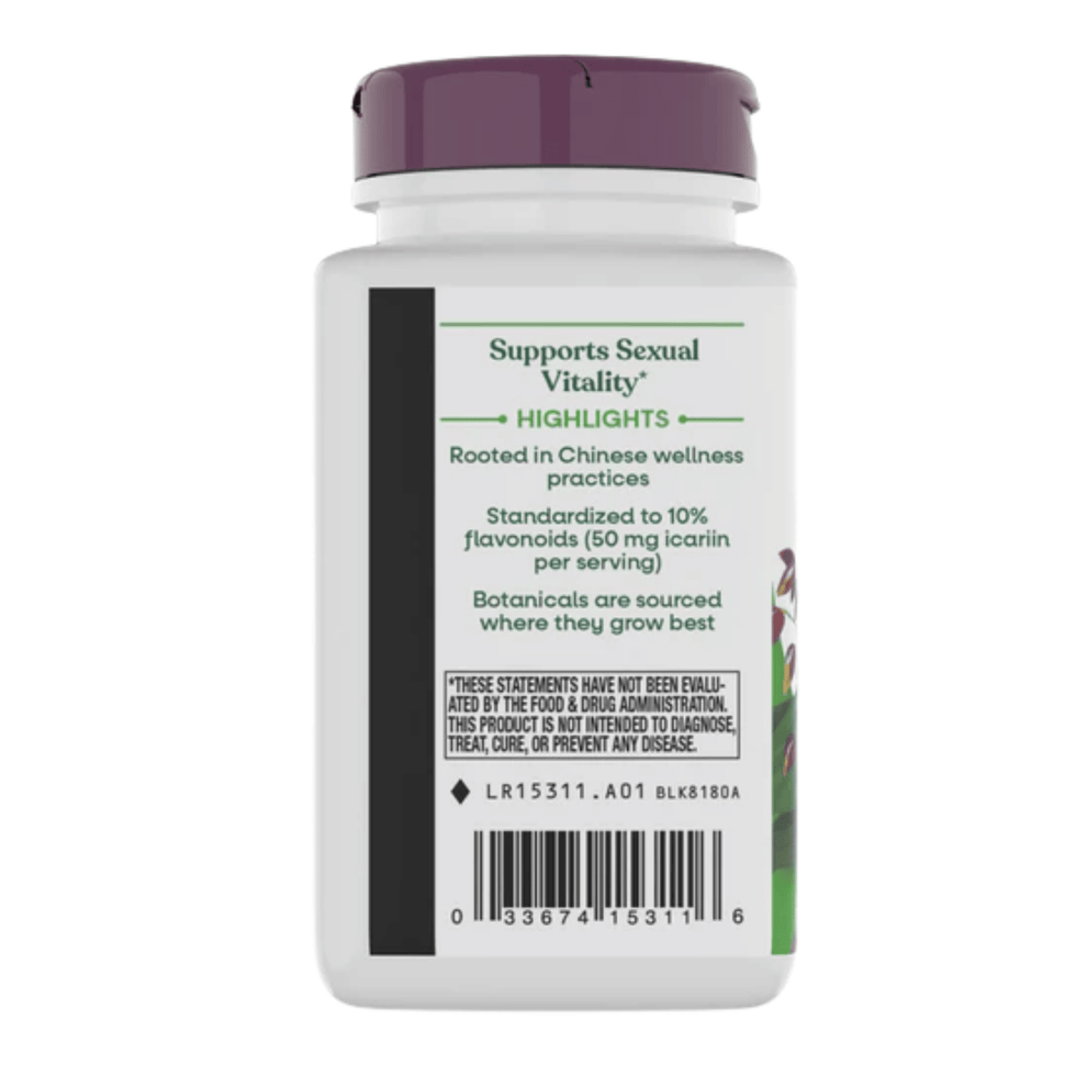 Nature’s Way Horny Goat Weed Standardized Extract (60 count) – Smallflower