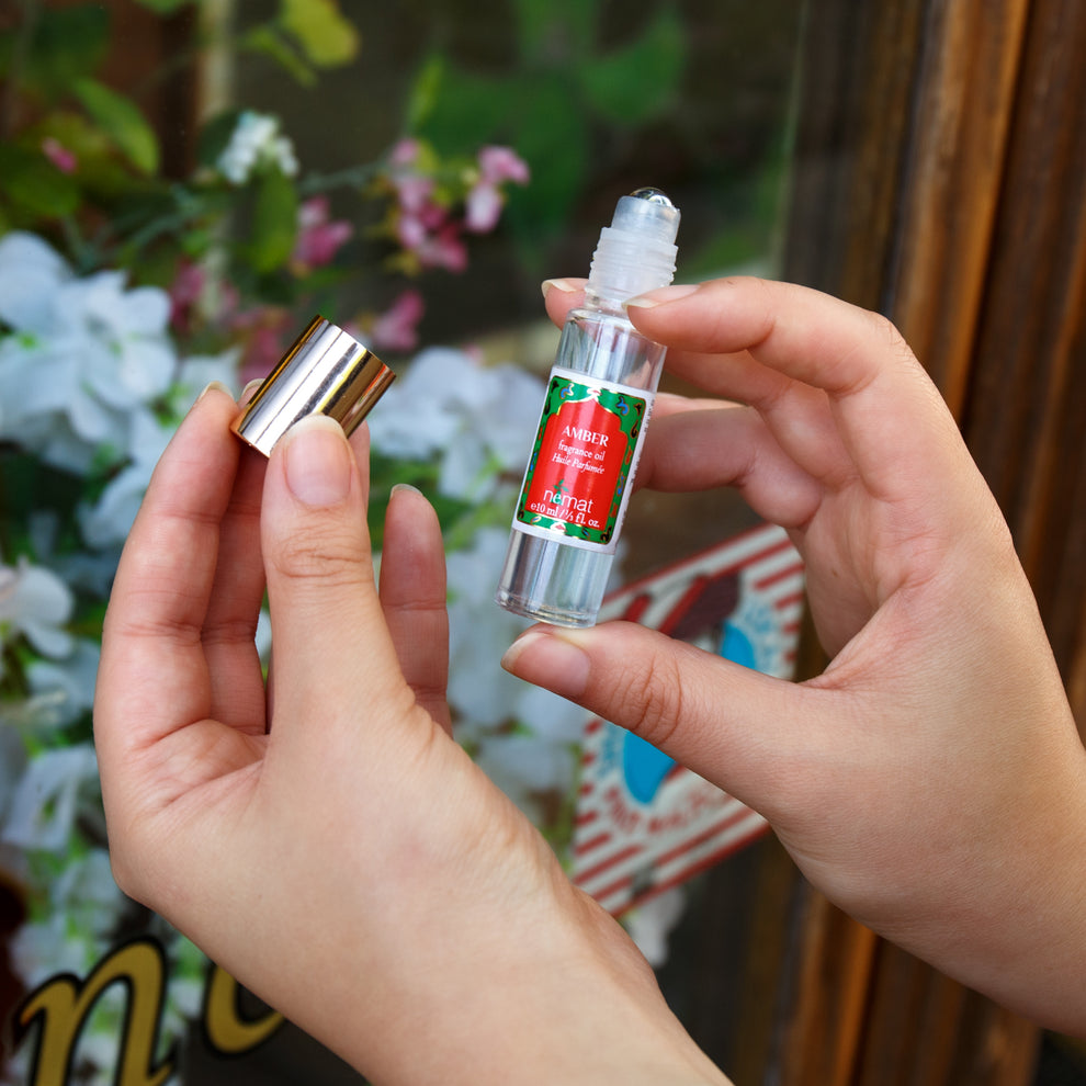 Nemat Amber Oil Fragrance Roll-On (10 ml) | Smallflower