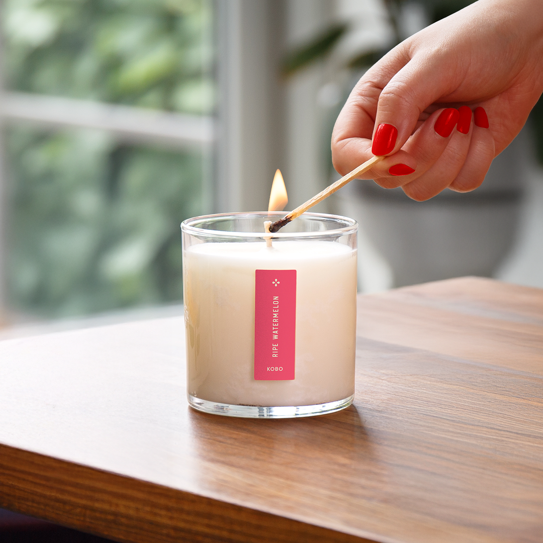 KOBO Plant the Box Ripe Watermelon Candle (9 oz) #10091244 – Smallflower