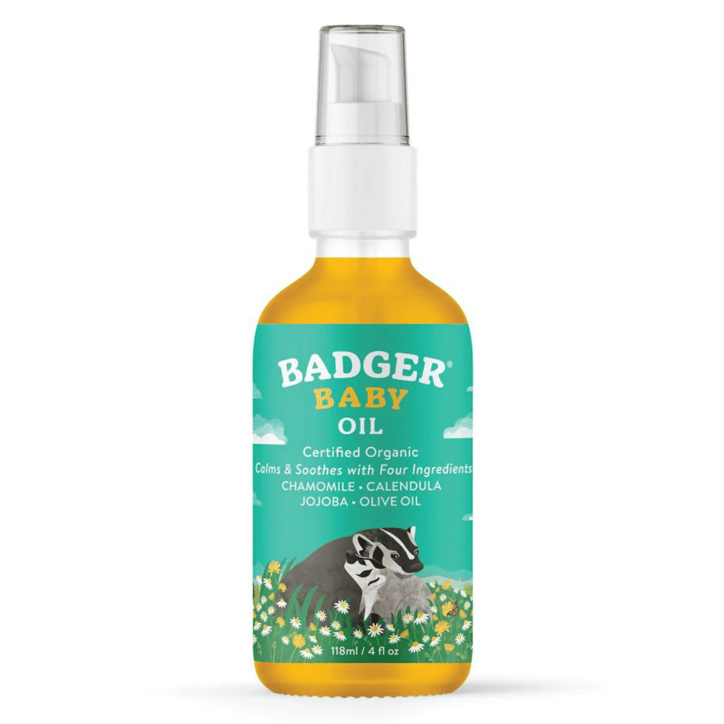 Badger Baby Oil (4 fl oz) – Smallflower