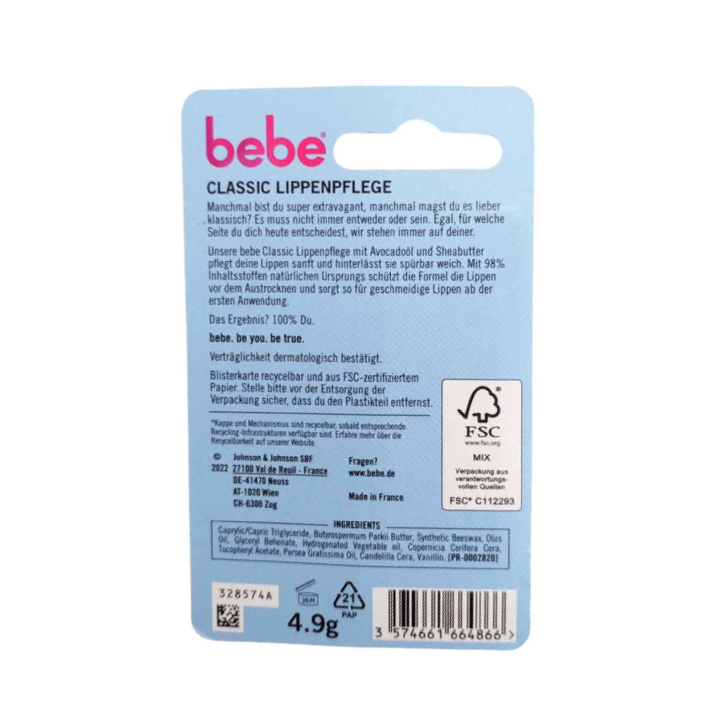 Bebe Classic Lip Balsam – Smallflower