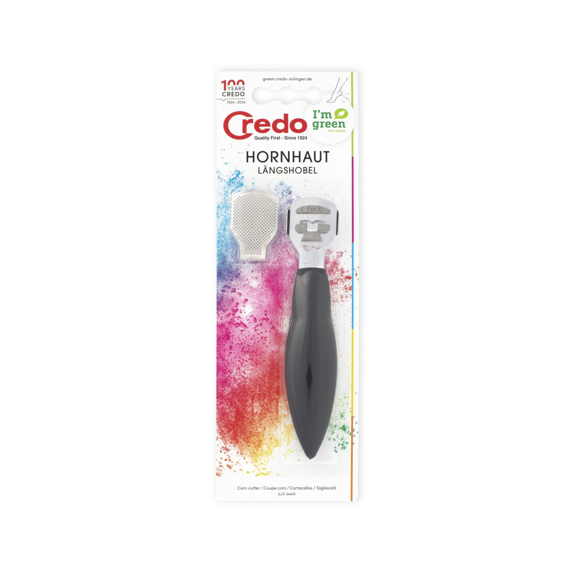 Credo Black Corn Cutter with Clip-On Rasp (1 piece) #10090529 – Smallflower