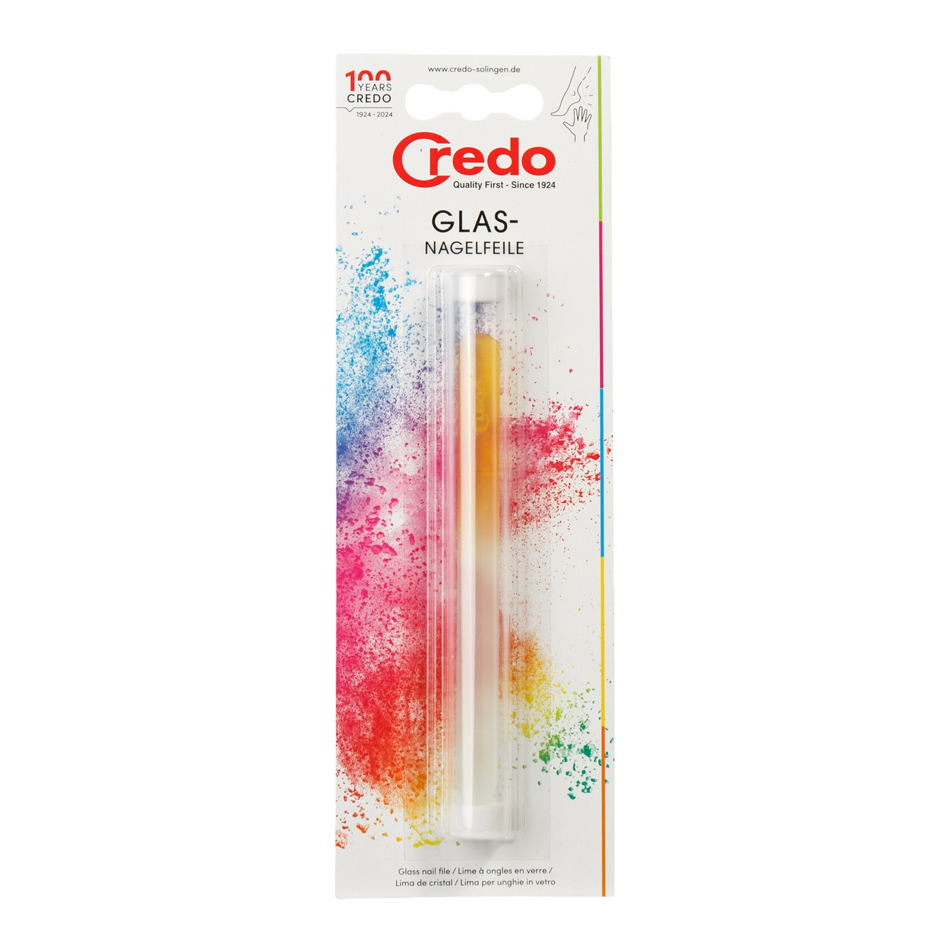 Credo Orange Glass Nail File – Smallflower