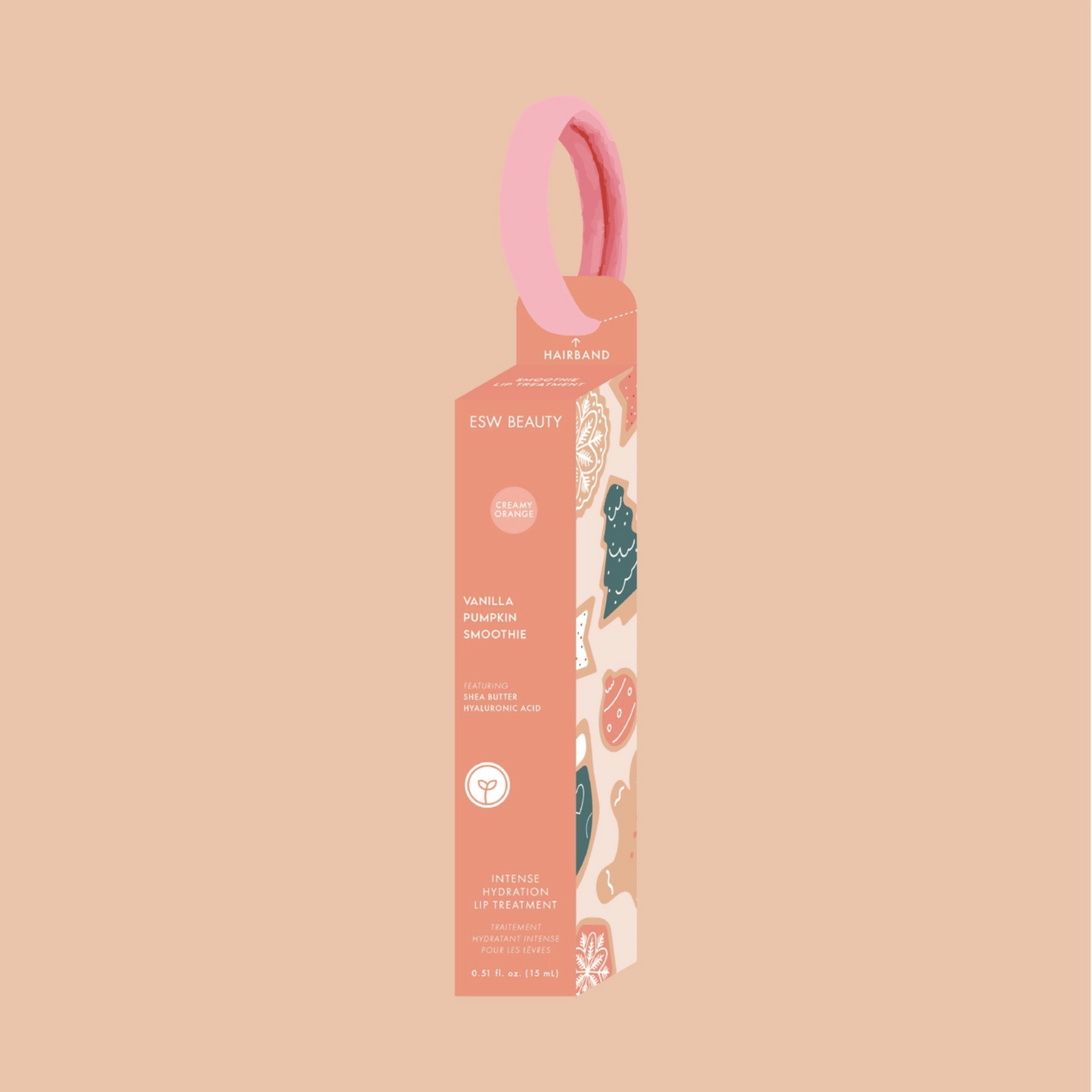 ESW Beauty Holiday Vanilla Pumpkin Smoothie Intense Hydration Lip Trea ...
