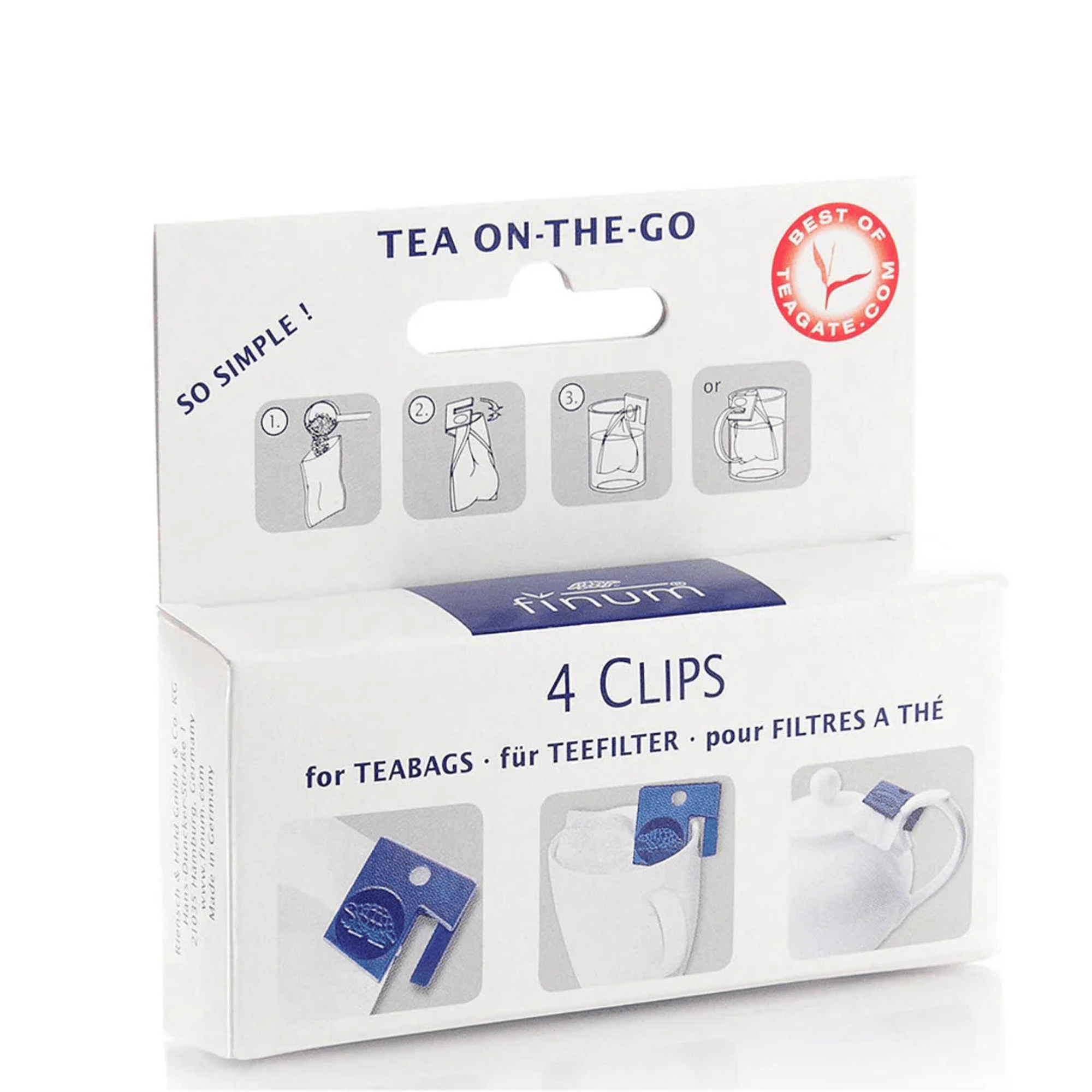 Finum Tea Clip Filter Holders (4 piece) – Smallflower