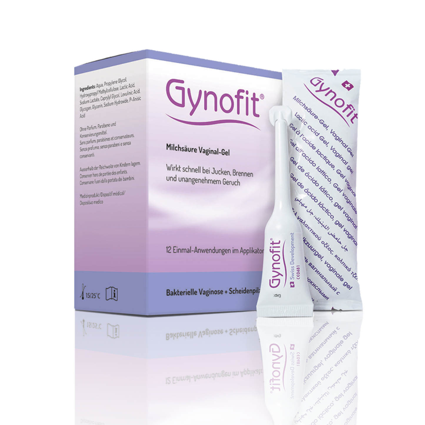 Gynofit Lactic Acid Vaginal Gel (12 count) #10087250 – Smallflower