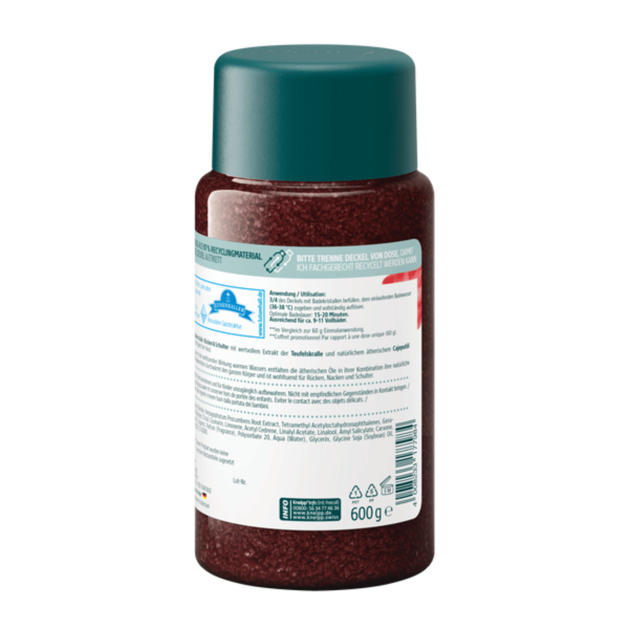 Kneipp Devil's Claw Back & Shoulder Bath Crystals (600 g) #10090654 ...