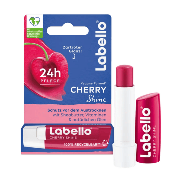 Labello Lip Balm- Cherry Shine (0.16 oz) – Smallflower
