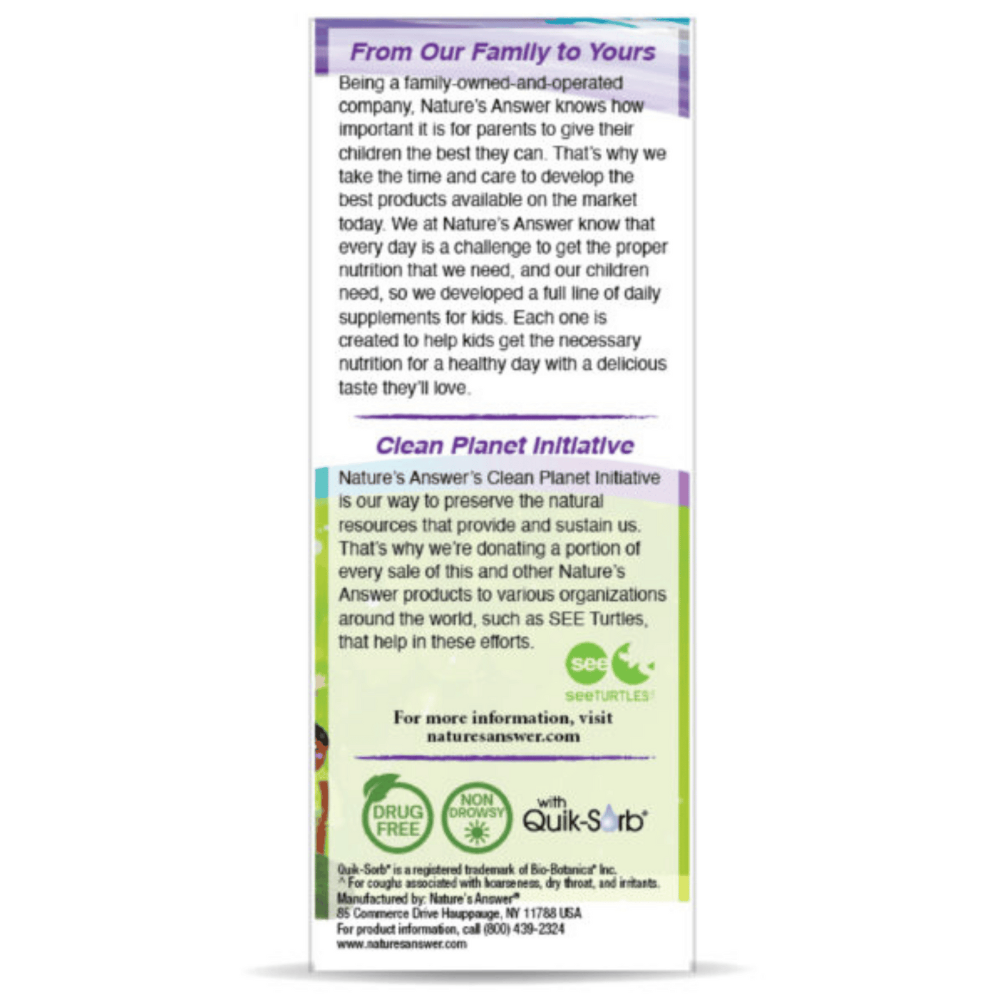Nature's Answer Mullein-X Kids Cough Syrup (4 fl oz) #10087230 ...