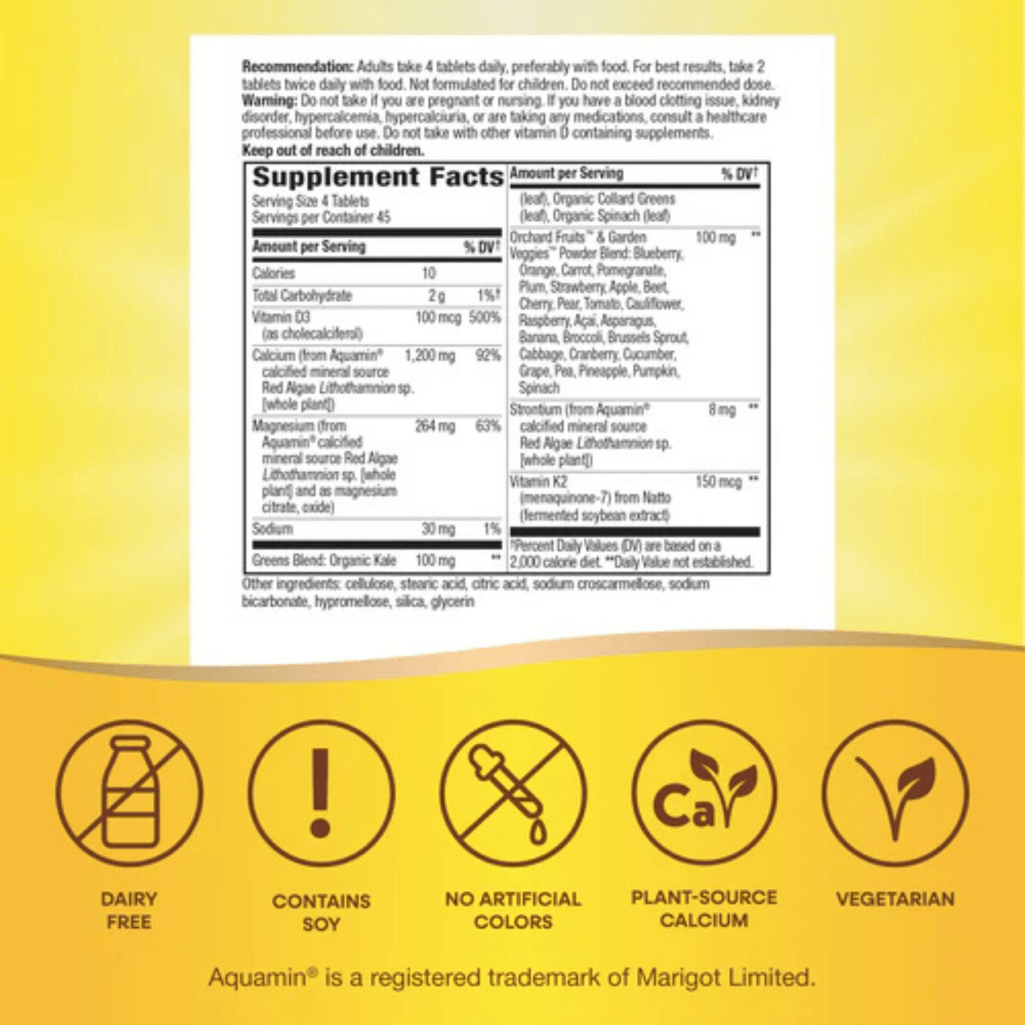 Nature's Way Alive! Calcium Bone Support (180 count) #10090792 ...