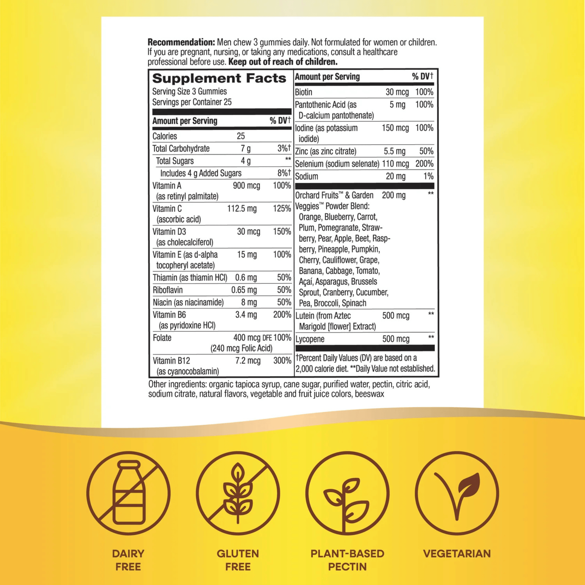 Nature's Way Alive! Premium Men’s 50+ Gummy Multivitamin (75 count) #1 ...