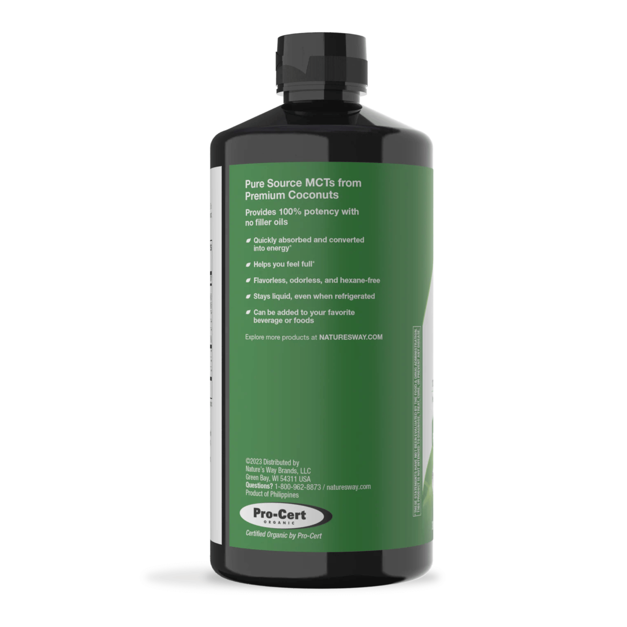 Nature's Way 100% Organic MCT Oil (30 oz) #10090804 – Smallflower