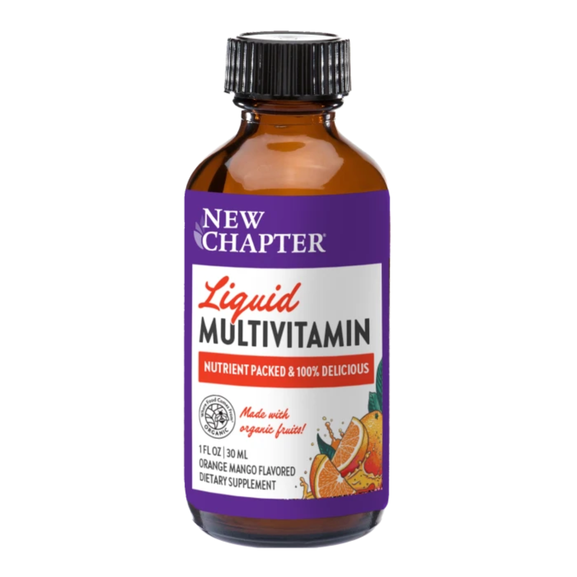 New Chapter Orange Mango Liquid Multivitamin (1 oz) #10089700 – Smallflower