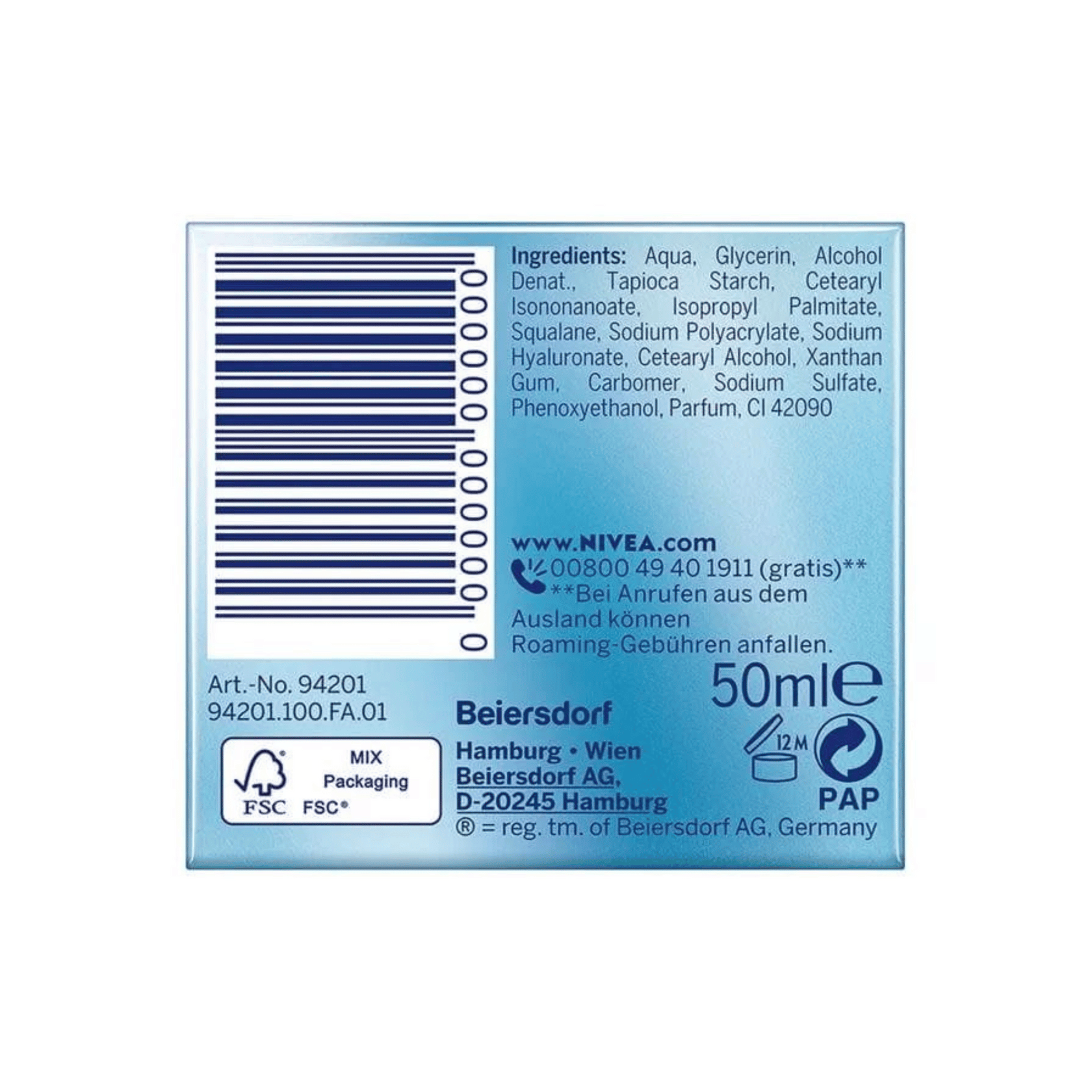 Nivea Hydra Skin Effect Wake-Up Gel (50 ml) #10087926 – Smallflower