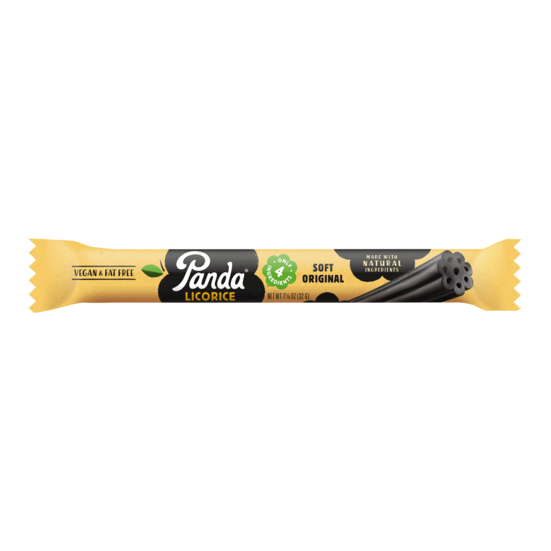 Panda Licorice Original Soft Black Licorice Bar (1.1 oz) – Smallflower