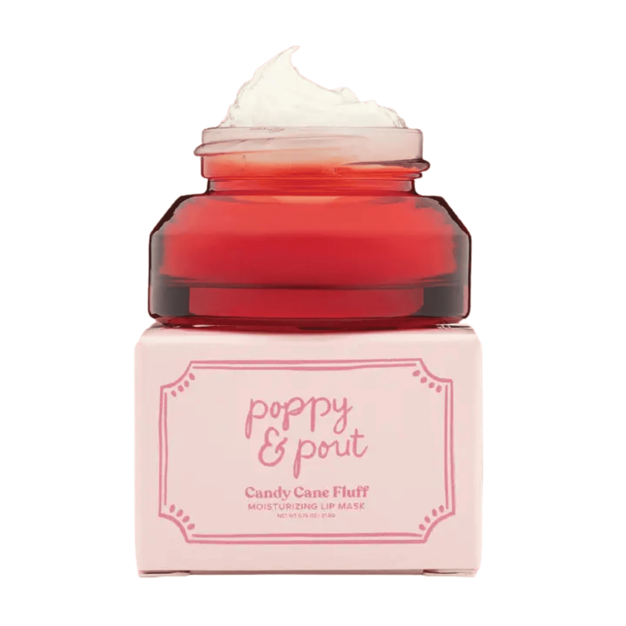 Poppy & Pout Holiday Candy Cane Fluff Lip Mask (0.75 oz) #10090781 ...