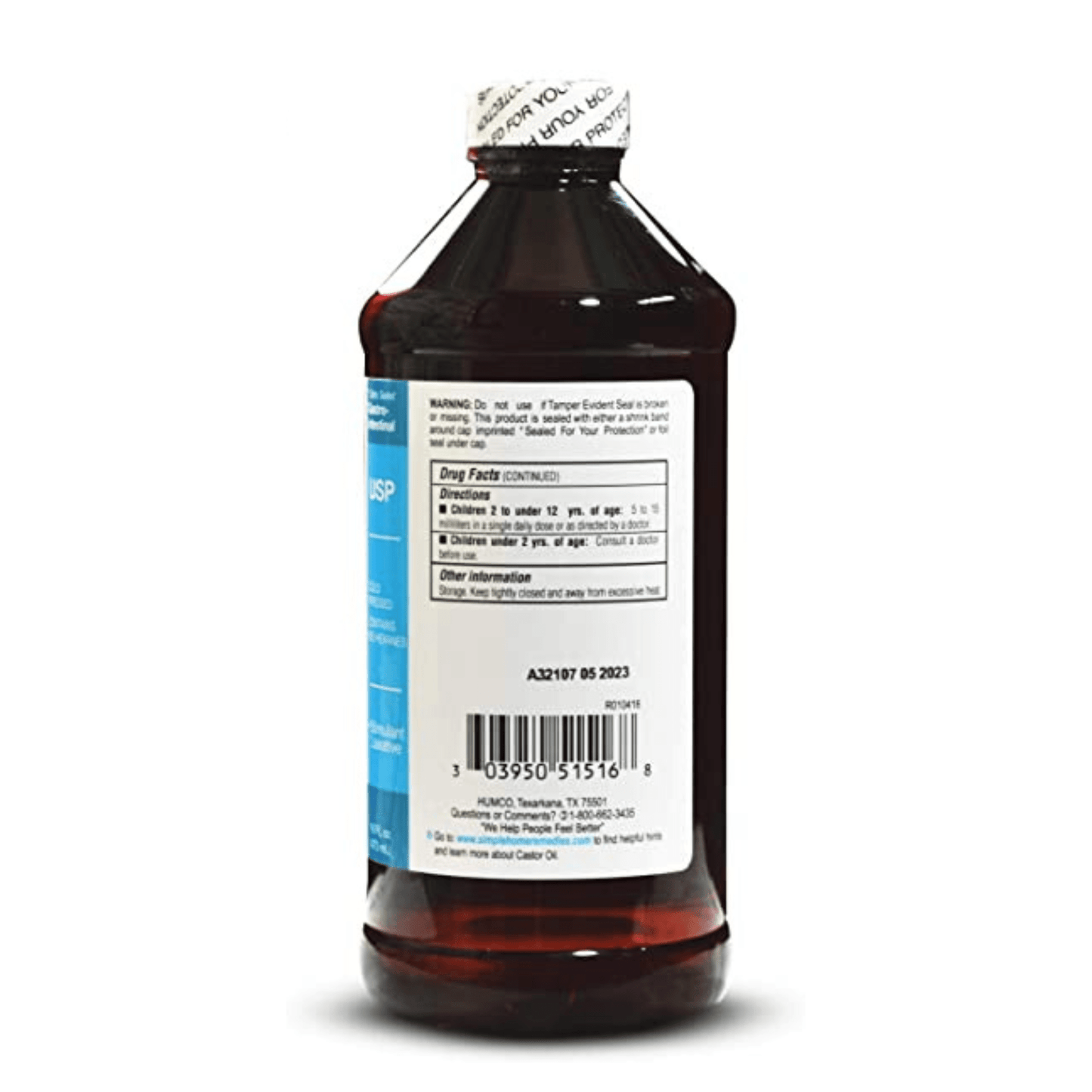 Humco Castor Oil (16 fl oz) #10086518 – Smallflower