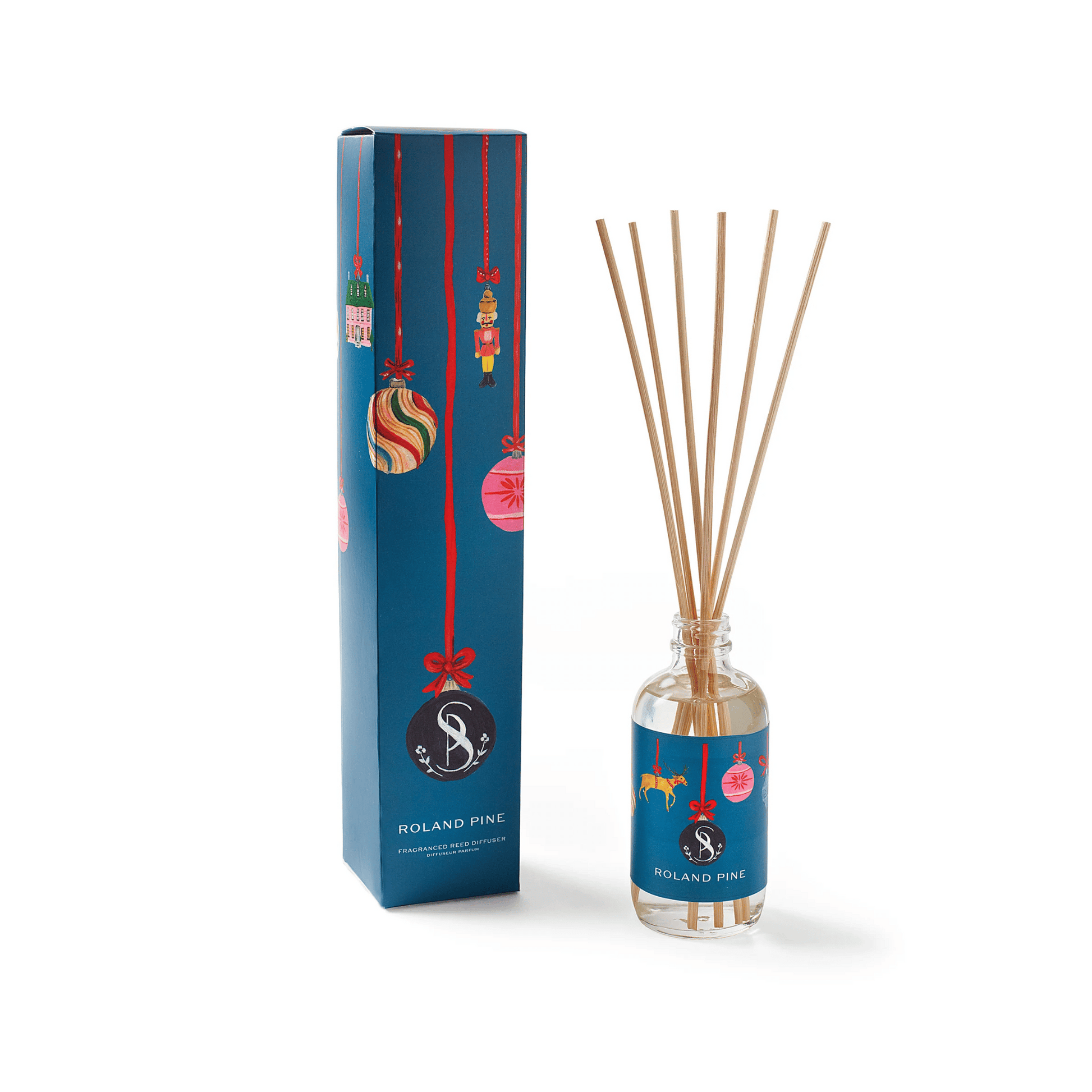Soap & Paper Factory Home for the Holidays Roland Pine Reed Diffuser ...