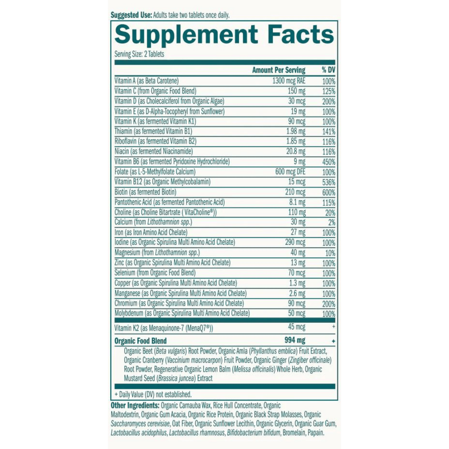 True Grace Prenatal Multivitamin (60 count) #10087262 – Smallflower