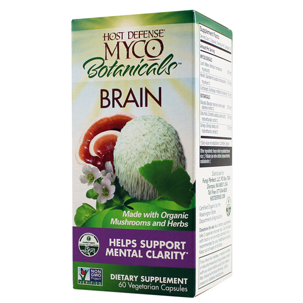 Host Defense MycoBotanicals - Brain (60 count) – Smallflower