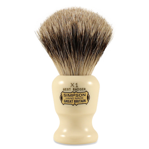 Simpsons X1 'Commodore' Best Badger Shave Brush – Smallflower