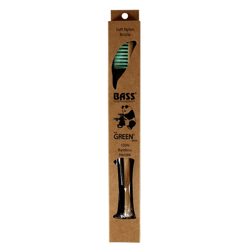 Bass Brushes The Green Toothbrush - Soft Nylon Bristle – Smallflower