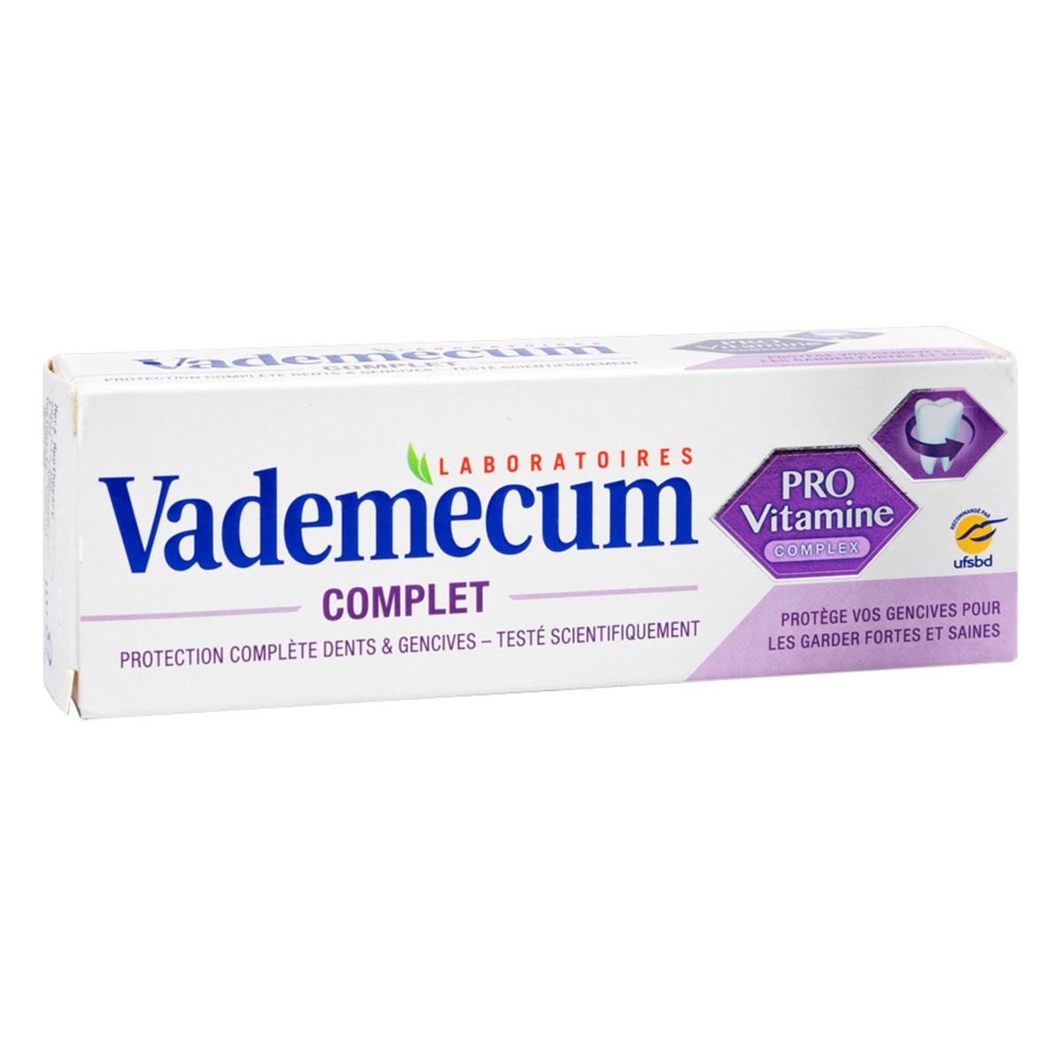 Vademecum Toothpaste- Complet (2.5 oz) – Smallflower