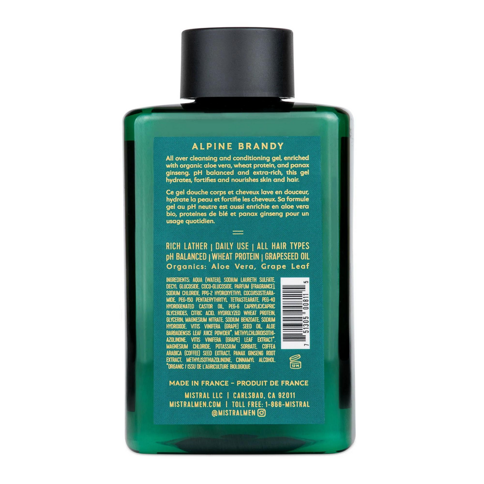 Mistral Alpine Brandy Body Wash (10.14 fl oz) – Smallflower