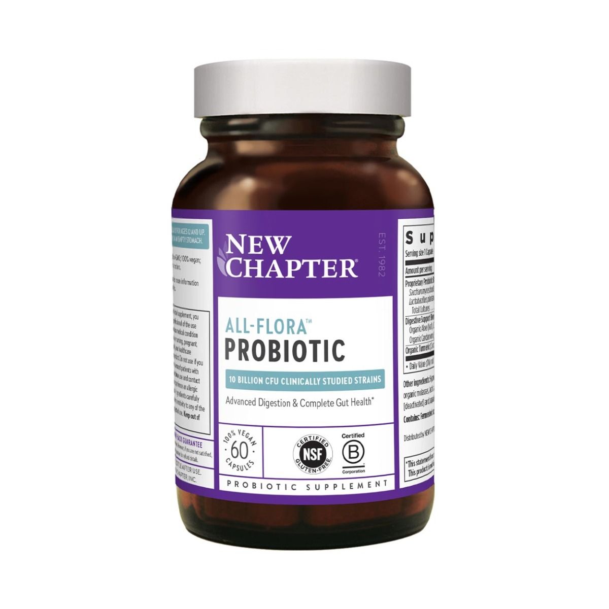 New Chapter All-Flora Probiotic Capsules (60 count) – Smallflower