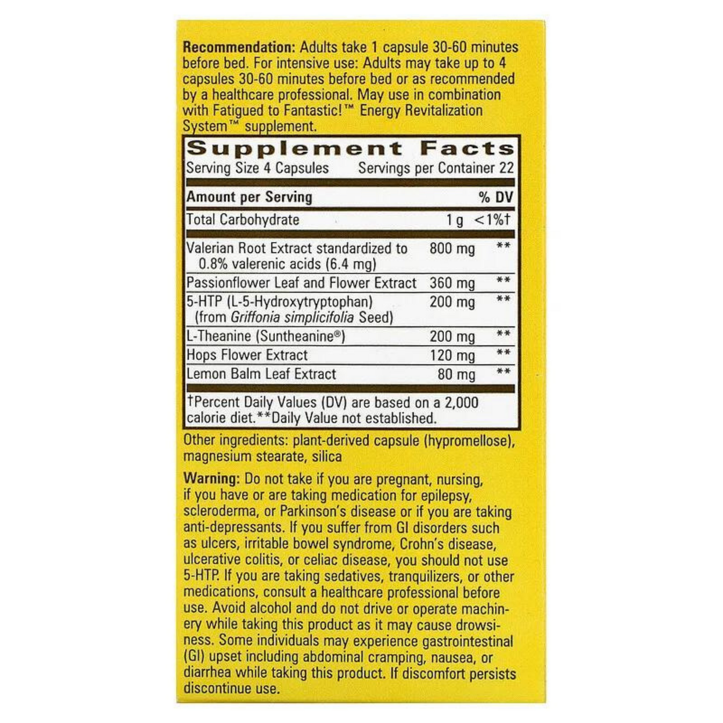 Nature's Way Revitalizing Sleep Formula (90 count) – Smallflower