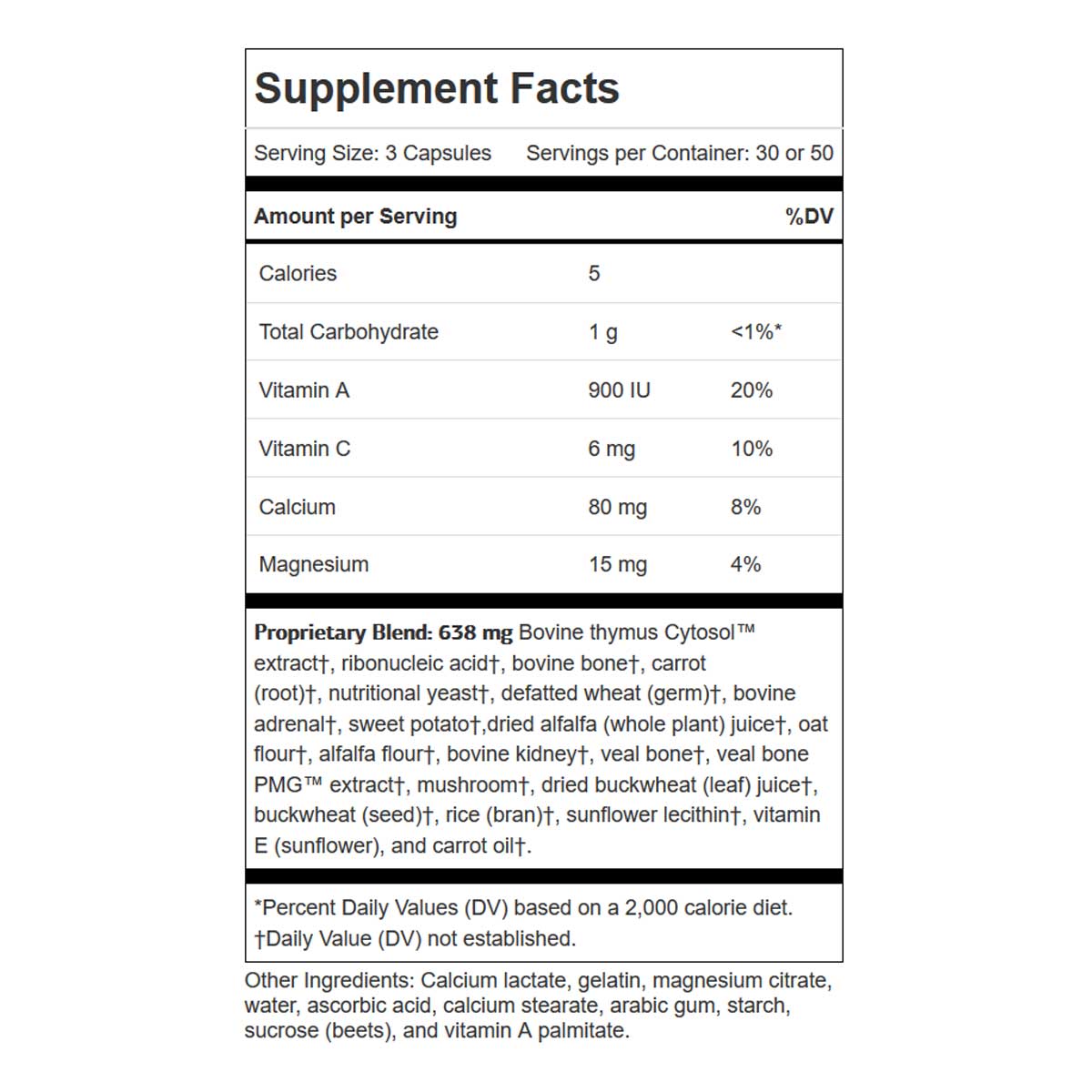 Standard Process Congaplex (90 count) – Smallflower